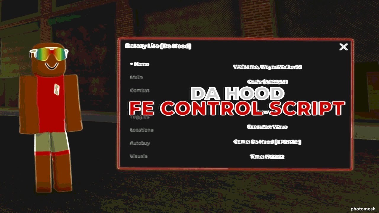 [WORKING] New Da Hood Script (FE Control) | Overpowered & False Ban ...
