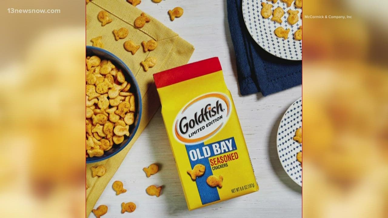 Old Bay-seasoned Goldfish crackers hit the stores - YouTube