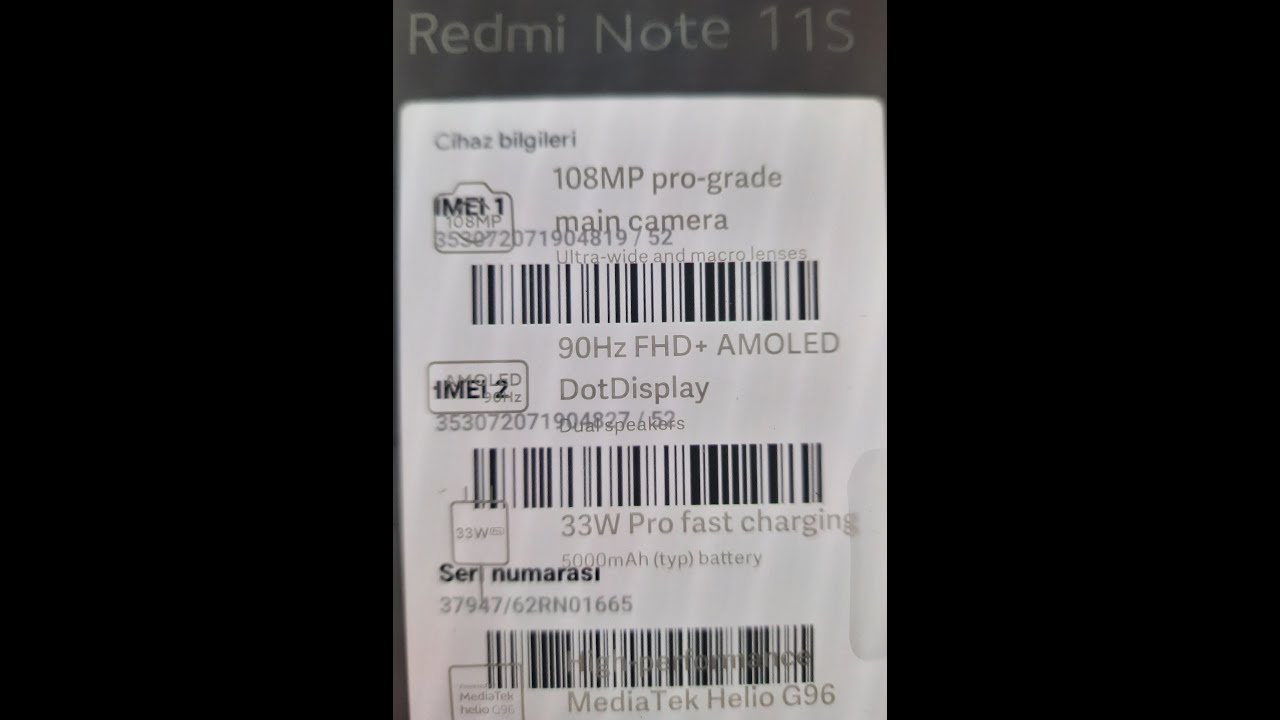 REDMİ NOTE 11S FLUER DUAL SİM İMEİ REPAİR DISABLE UPDATE STORE NVREM E ...