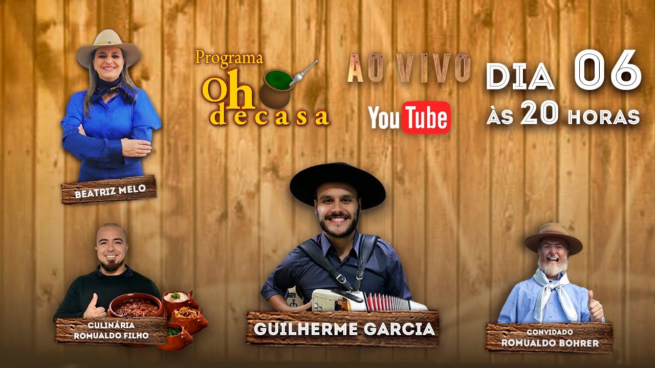 Programa Oh de Casa - AO VIVO - YouTube