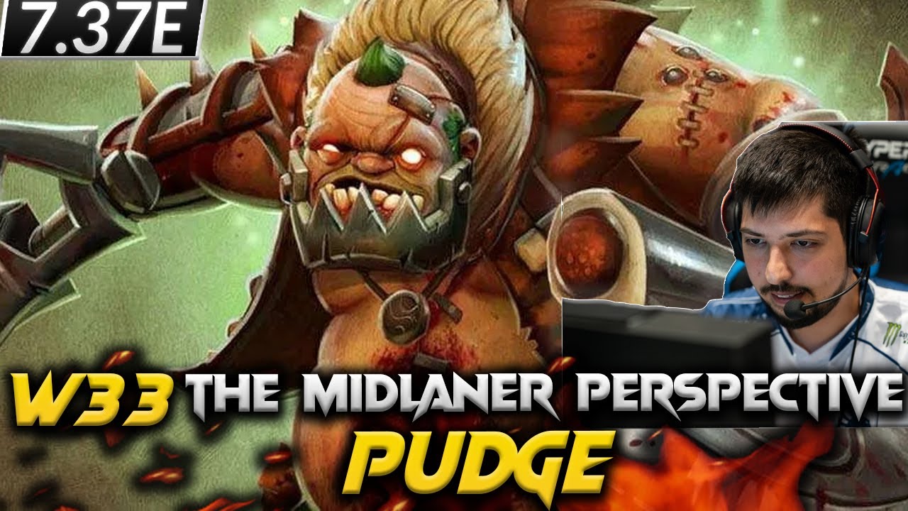 Dota 2 Midlane Pudge: W33's Unstoppable Hook Strategy - Dota 2 Pro Full ...