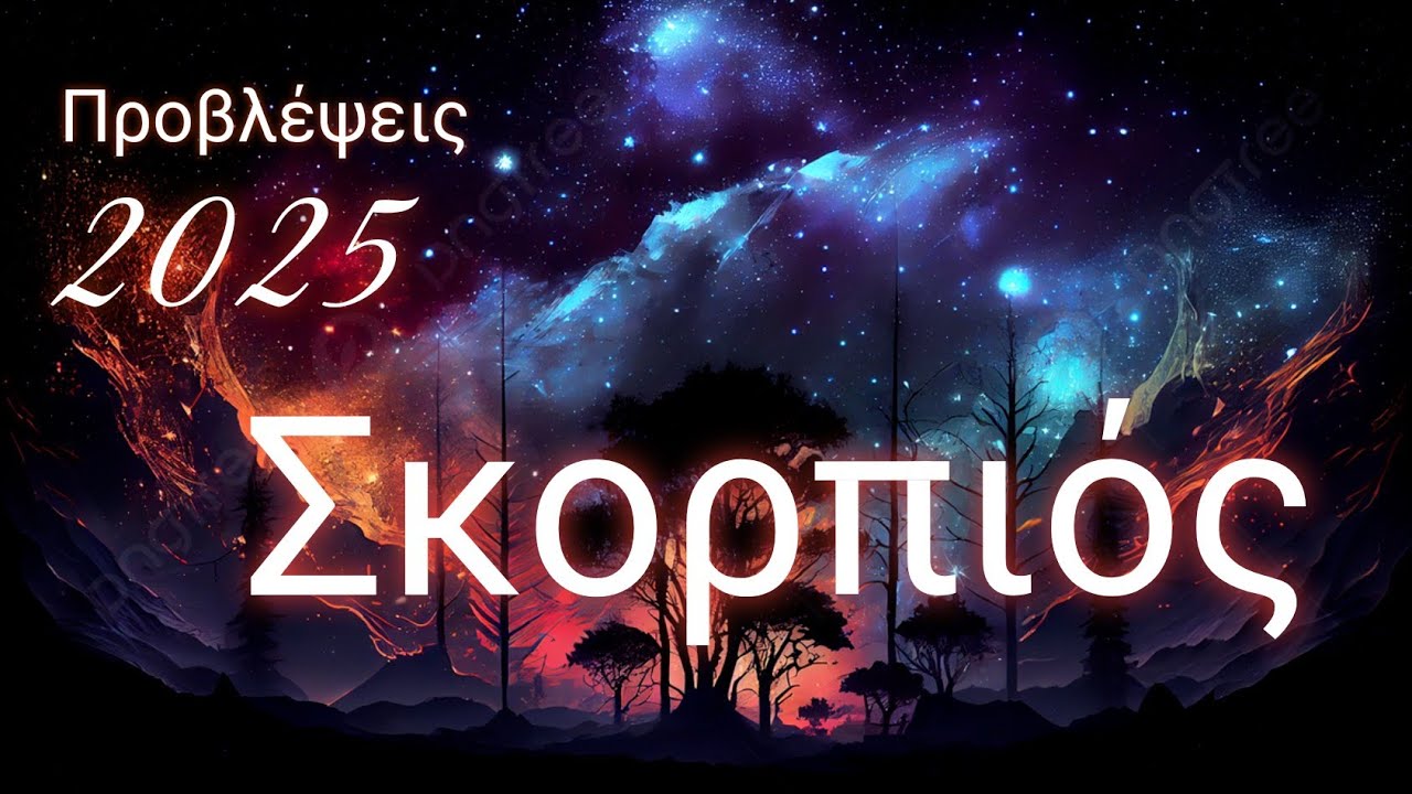 Σκορπιός ♏! Προβλέψεις 2025!⭐ - YouTube