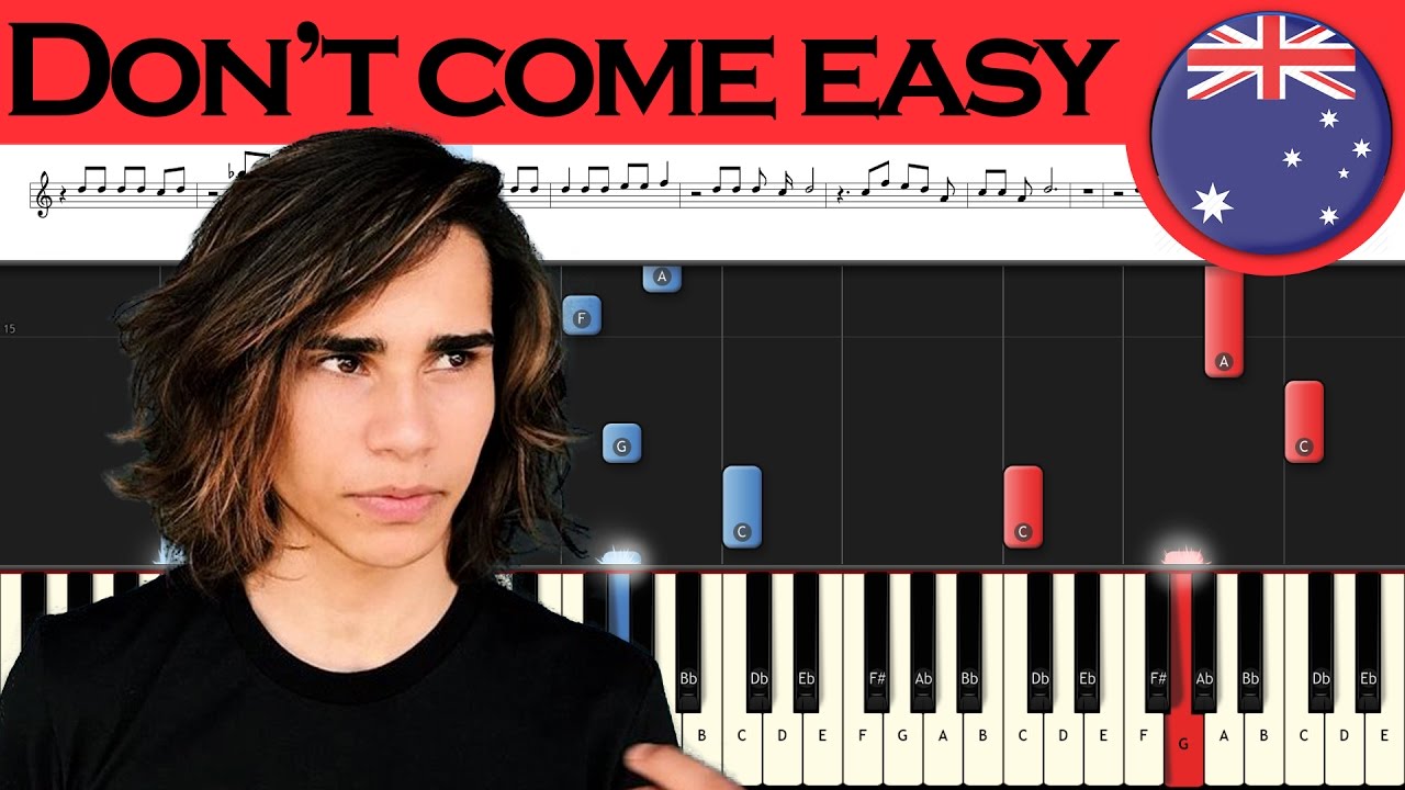 Isaiah - Don't Come Easy - Australia 2017 - Piano tutorial - How to ...