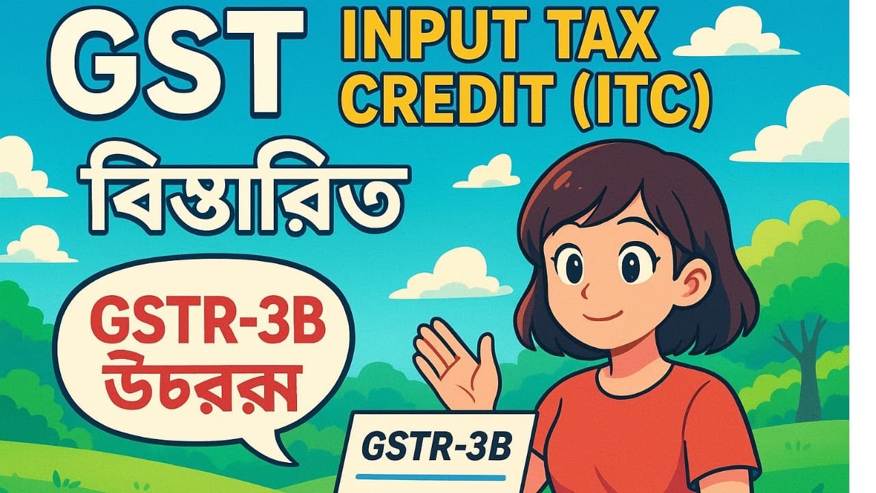GST Input Tax Credit (ITC) Explained with GSTR-3B Example | Practical ...