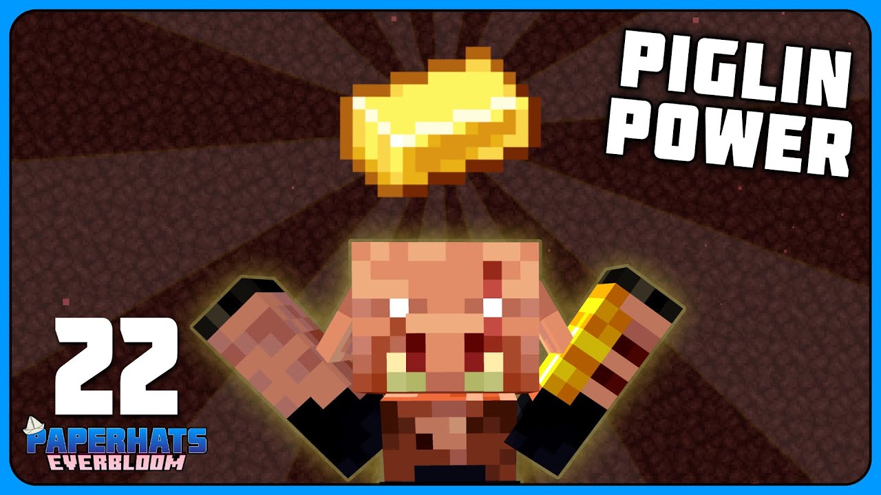 Piglin Power! | Paperhats Season 4 Ep22 - YouTube
