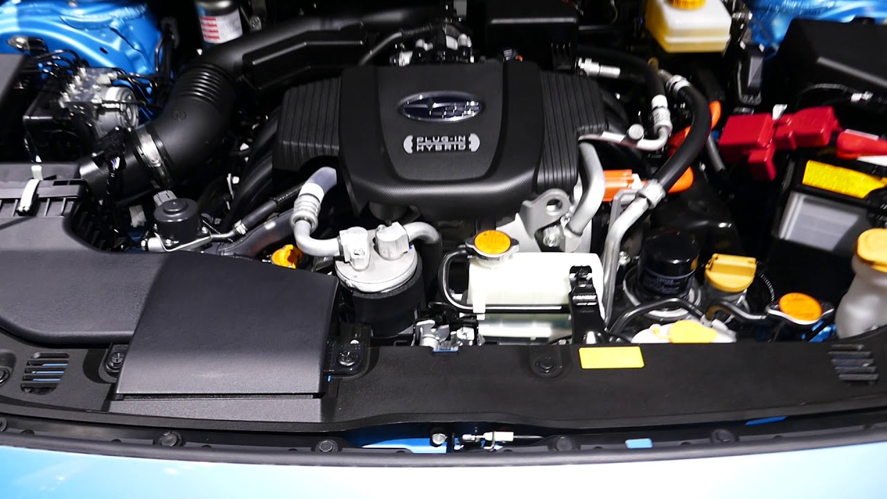 New 2020 Subaru Crosstrek Engine Bay Tour - Hybrid - 2019 LA Auto Show ...