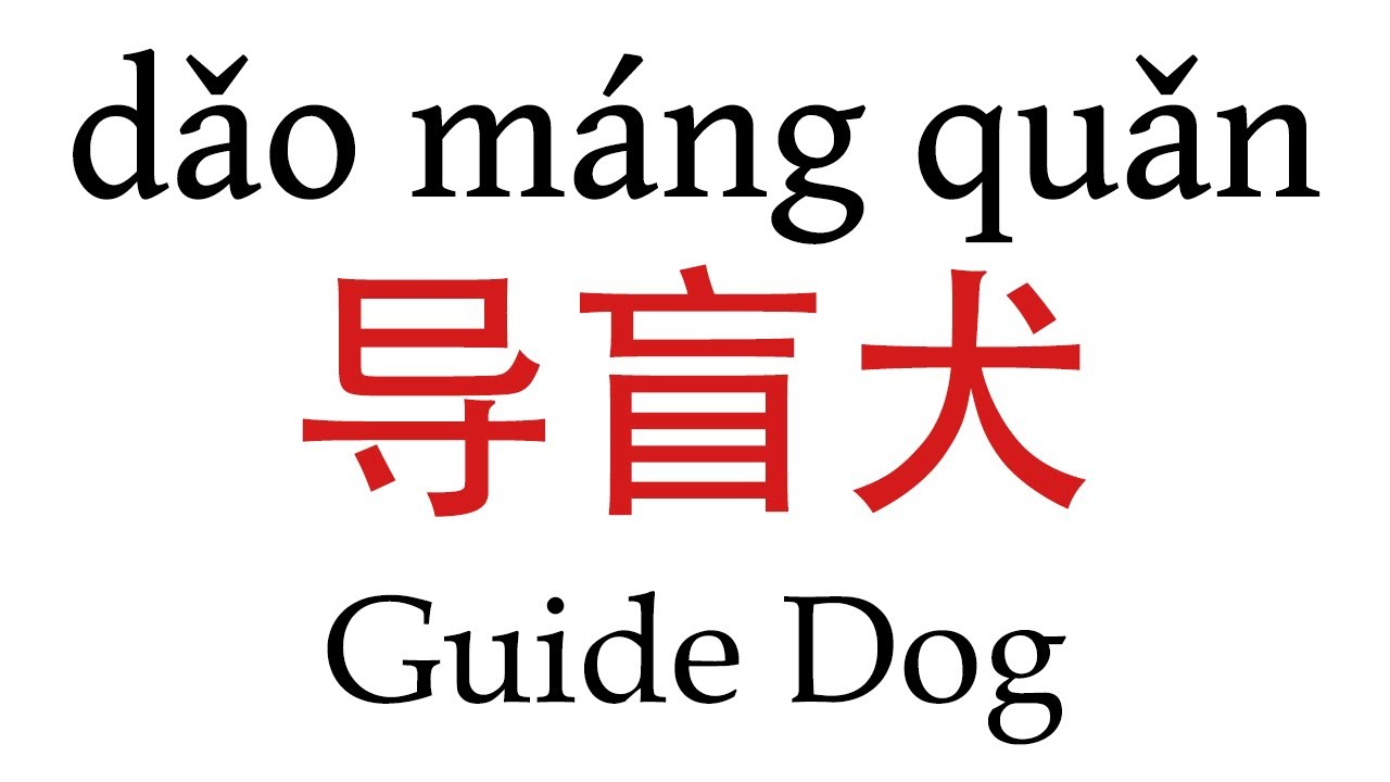 How To Say Guide Dog In Mandarin Chinese YouTube how-to-say-guide-dog-in-mandarin-chinese-youtube