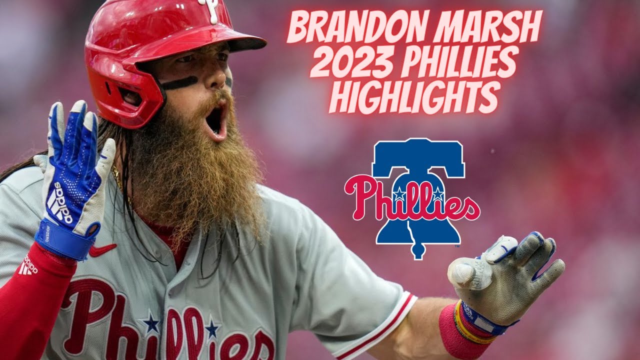 BRANDON MARSH 2023 PHILLIES HIGHLIGHTS #BRANDONMARSH, #MLB, #PHILLIES ...