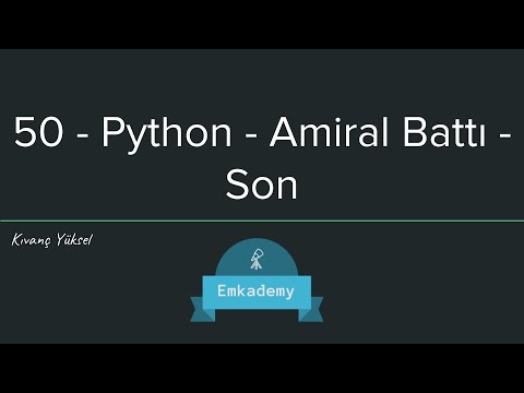 50 - Python - Amiral Battı - Son