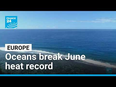 World's oceans break June heat record, says EU monitor • FRANCE 24 English
