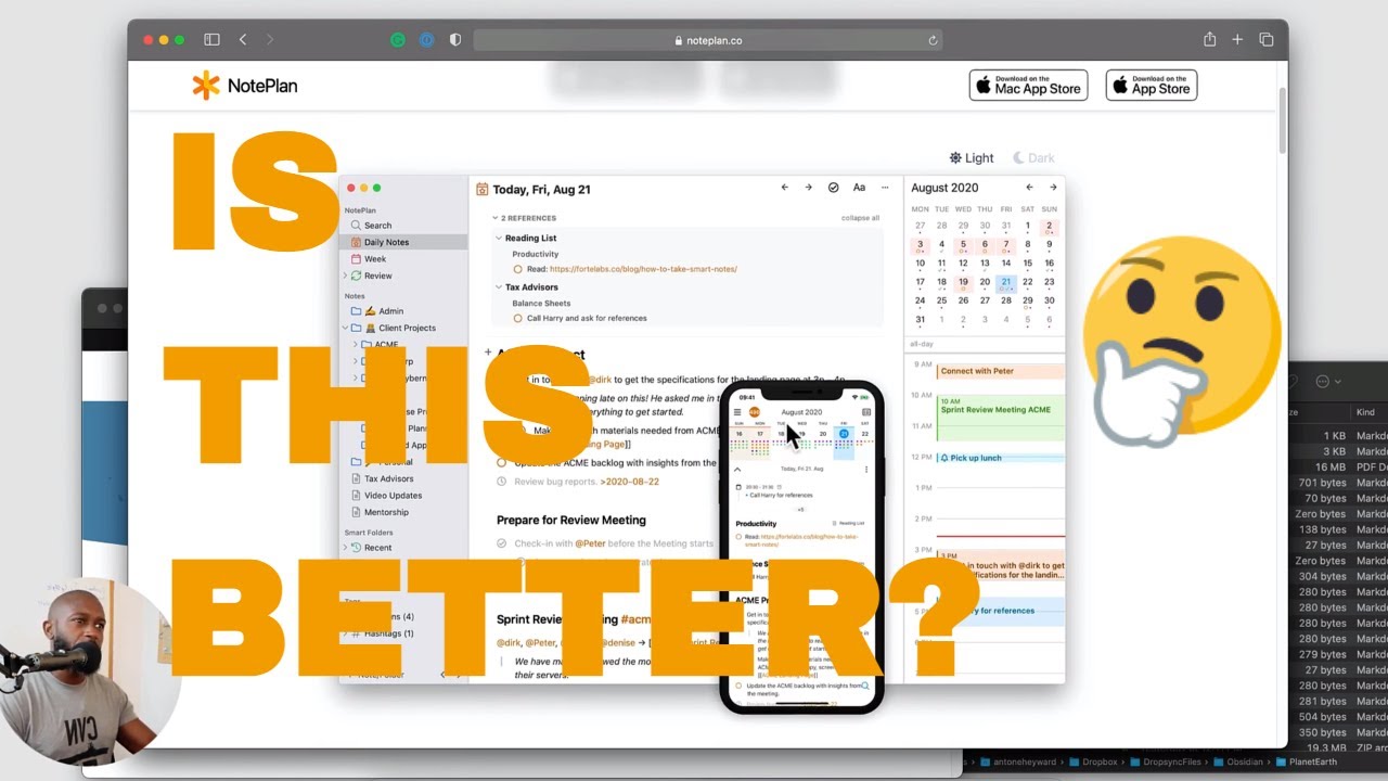 NotePlan 3 - Better Obsidian and Roam Research? - YouTube