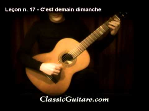 Leçon N.17 - C'est demain dimanche - YouTube