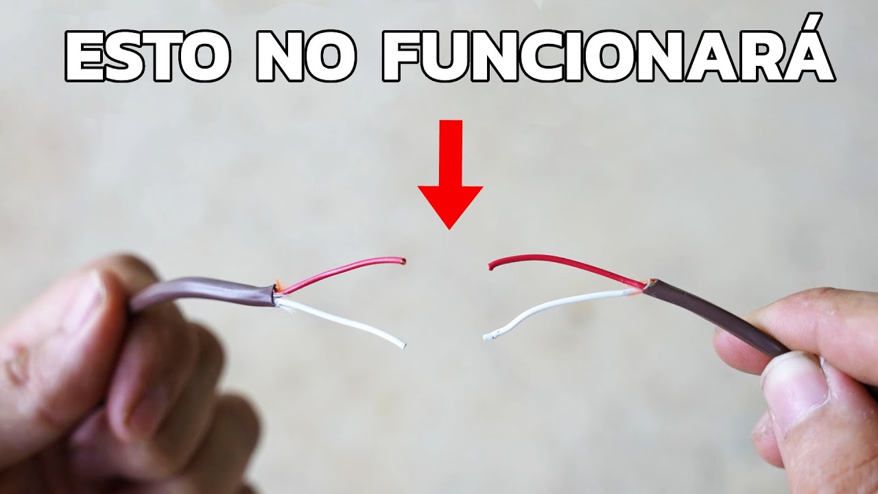 Cómo conectar o empalmar cables - 10 métodos - YouTube
