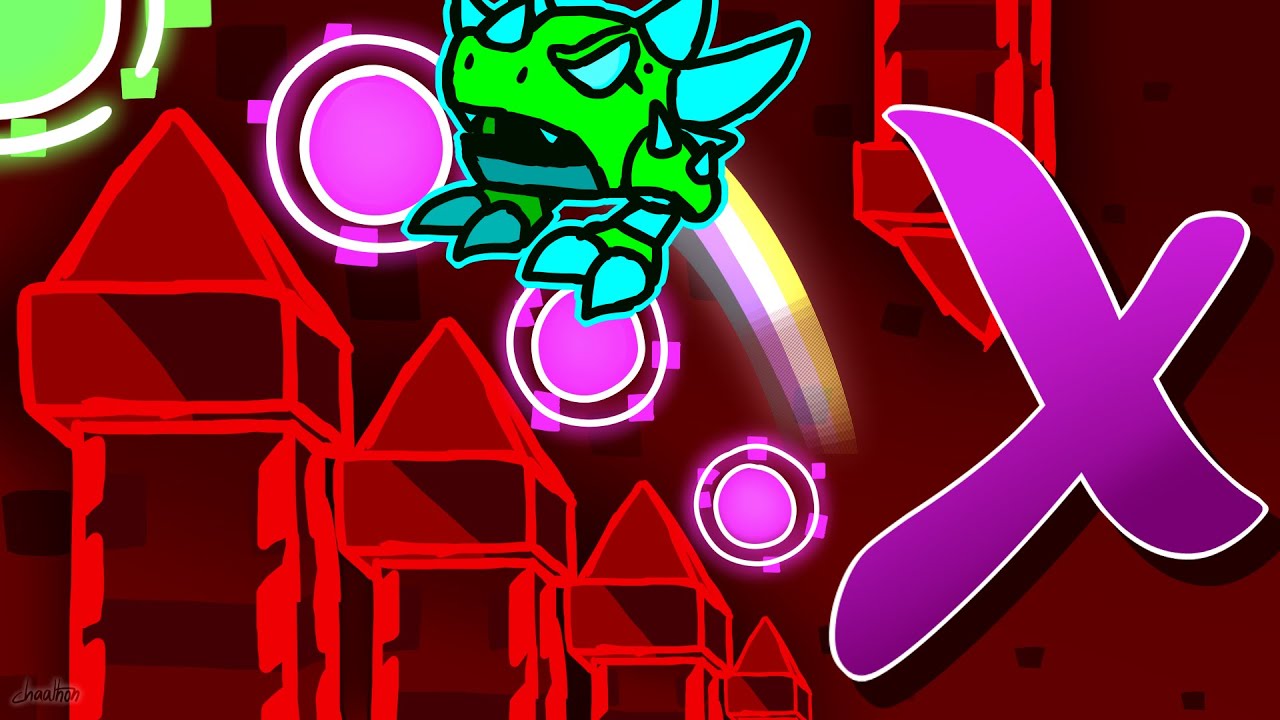 [Geometry Dash] - X by TriAxis (and TamaN) (Easy demon) - YouTube