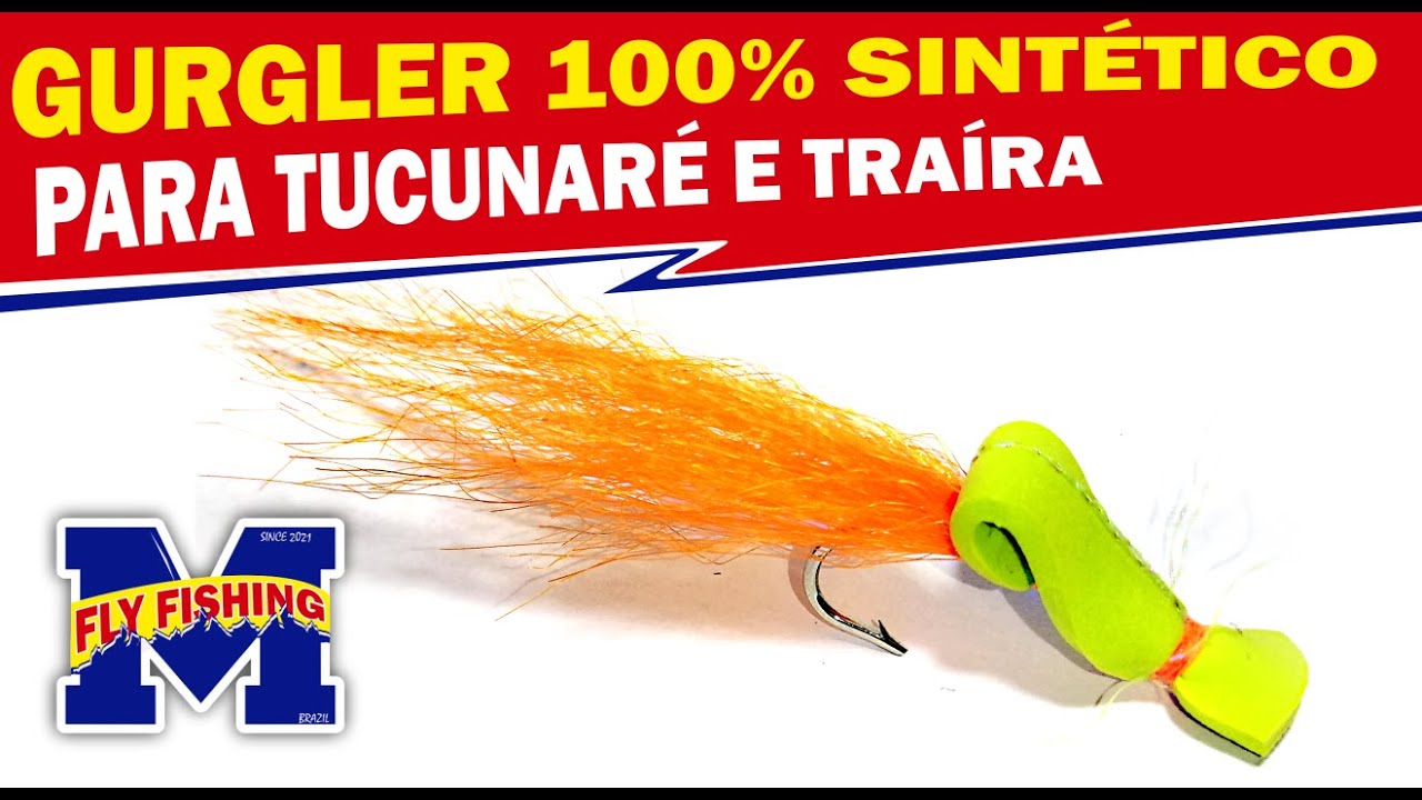 Fly tying gurgler with Synthetic Materials The best tutorial FLY ...