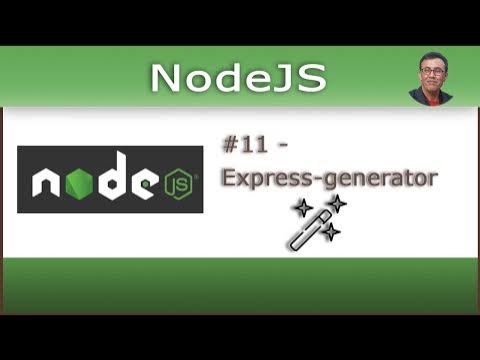 NodeJS #11 - Express-generator - YouTube