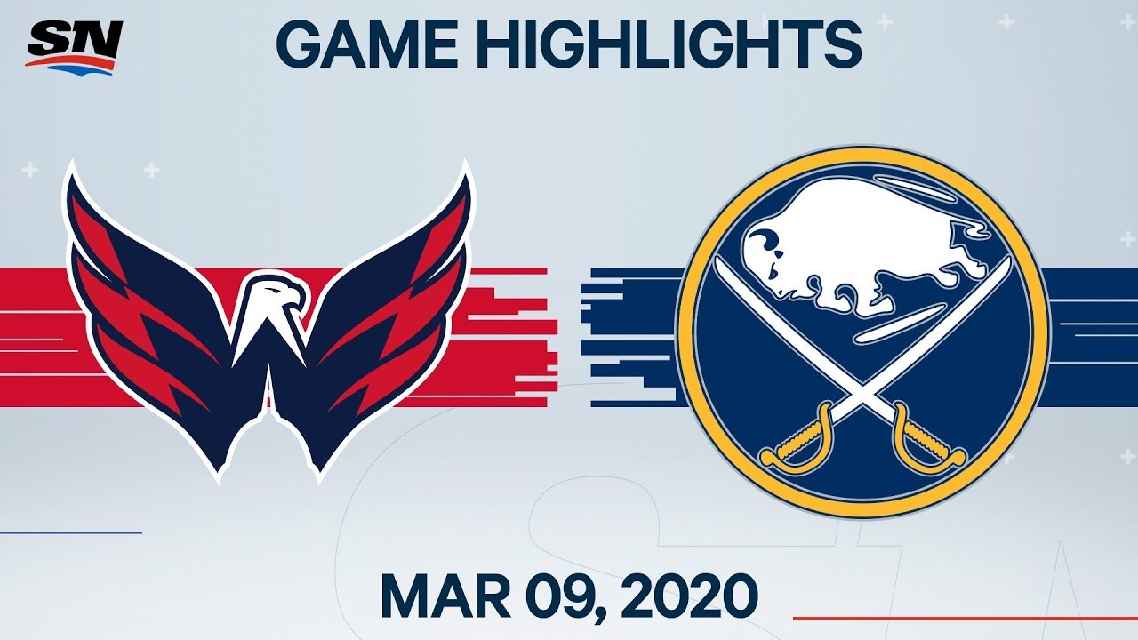 NHL Highlights | Capitals vs Sabres – Mar. 9, 2020 - YouTube