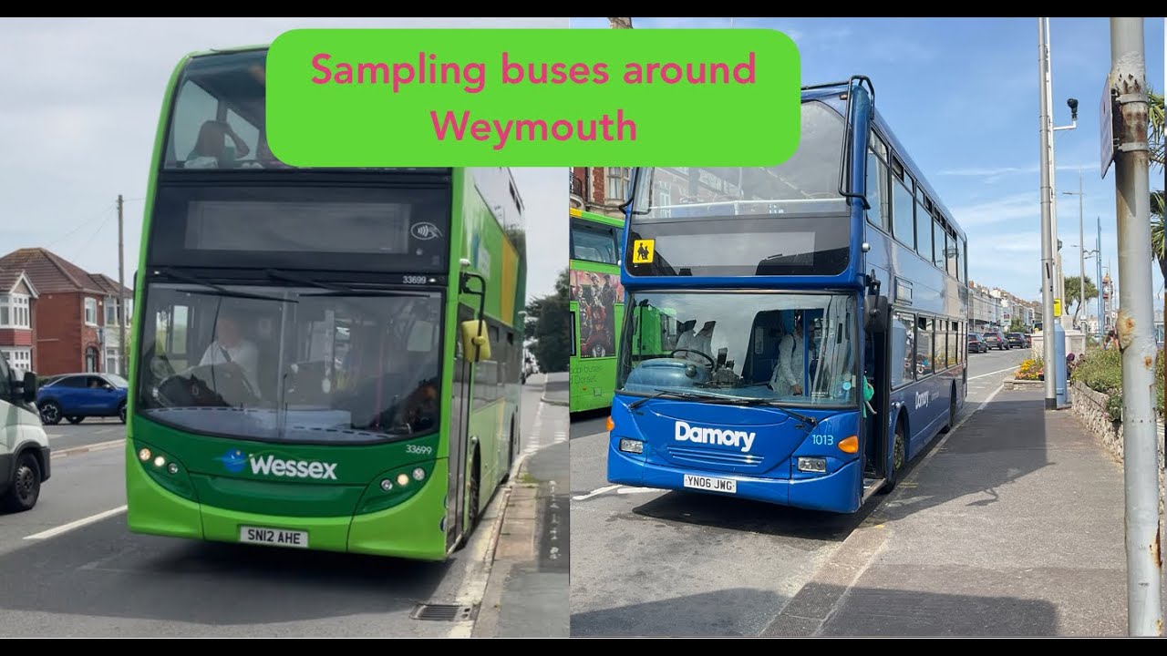 Sampling buses in Weymouth. - YouTube