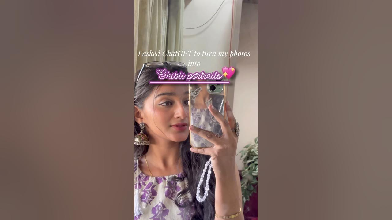 I asked ChatGPT to create my ghibli portraits 💗 #ghibli #chatgpt # ...