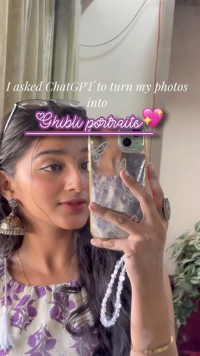 I asked ChatGPT to create my ghibli portraits 💗 #ghibli #chatgpt # ...