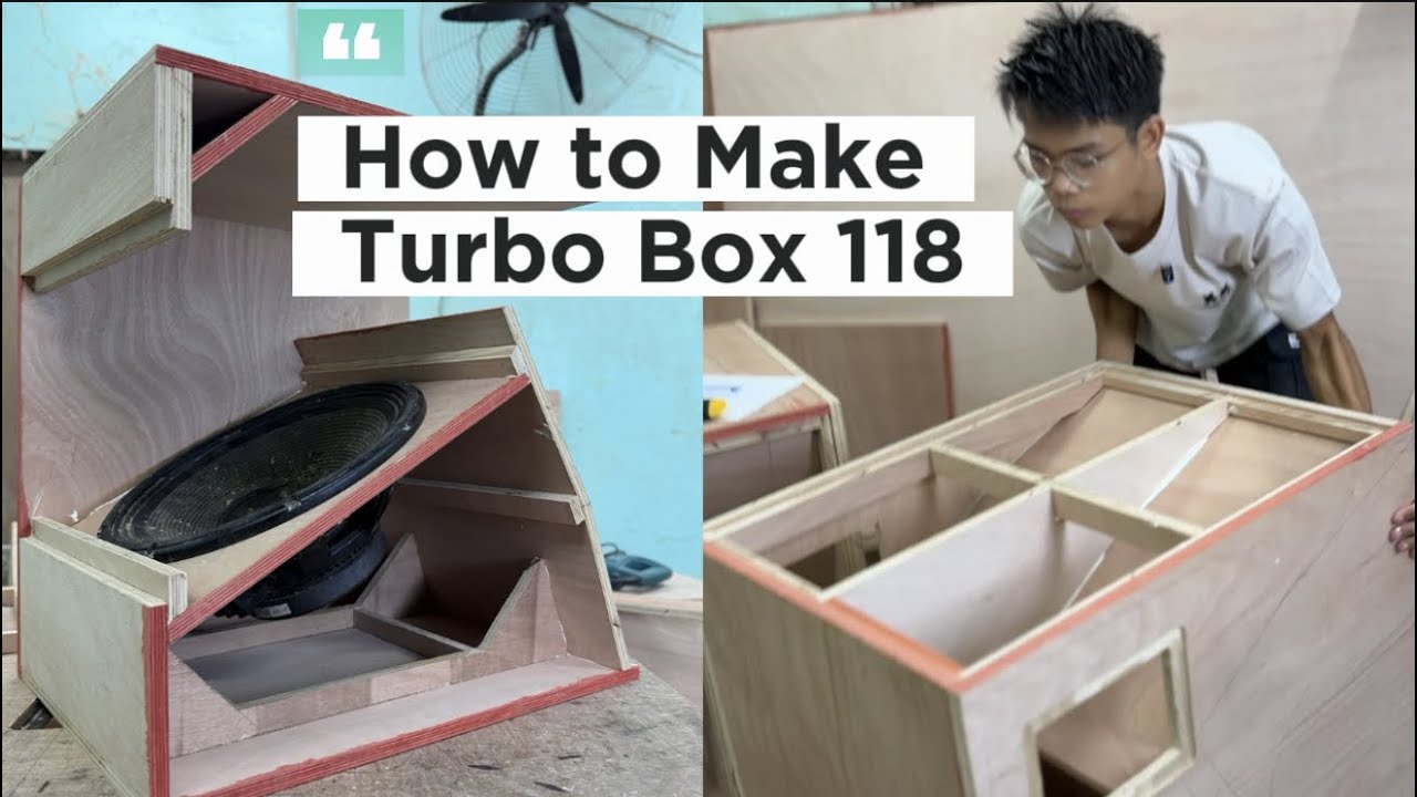 Ganito gumawa ng Turbo Subwoofer box 18" - YouTube