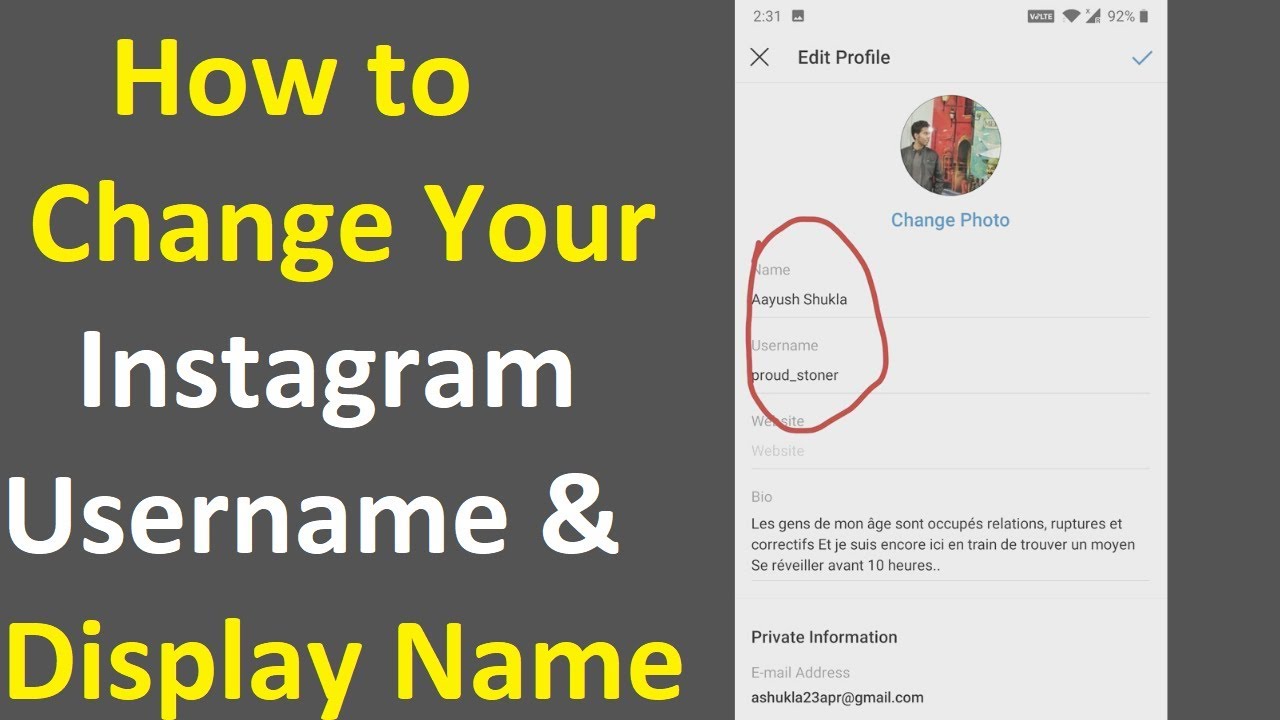 How to Change Your Instagram Username & Display Name in 2019 - YouTube