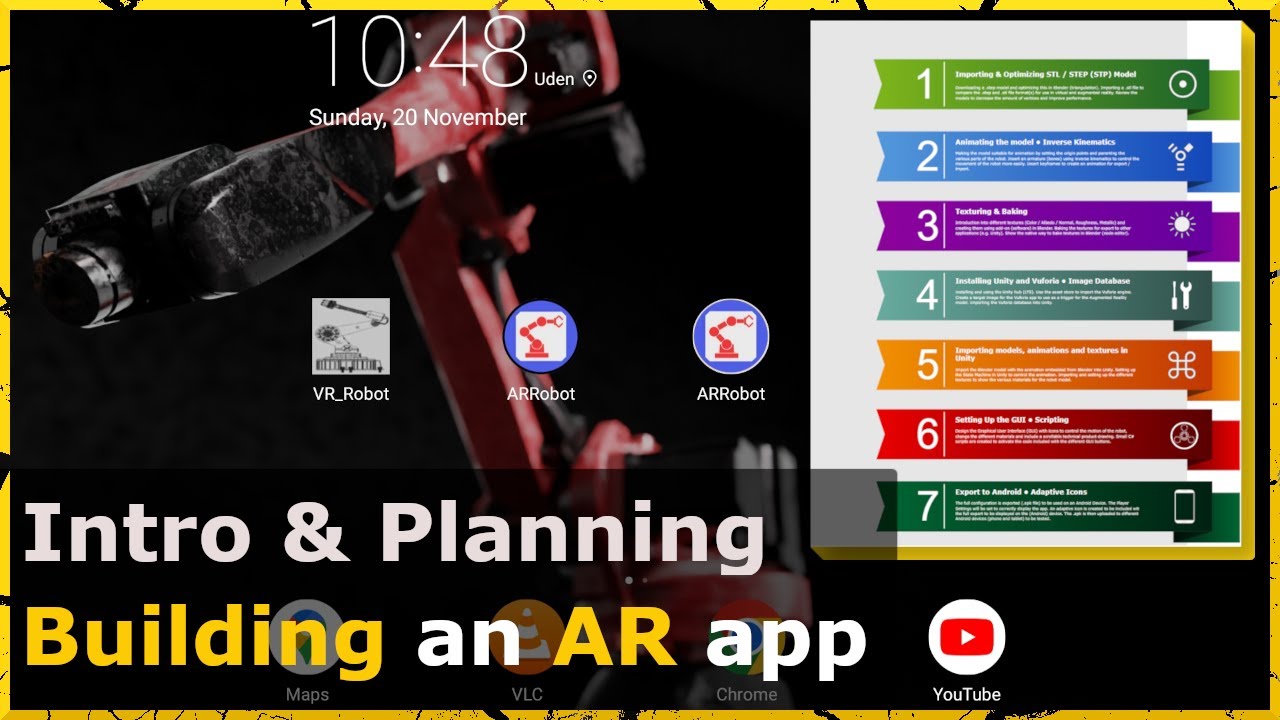 Introduction and planning | Building an AR app (from engineering model ...