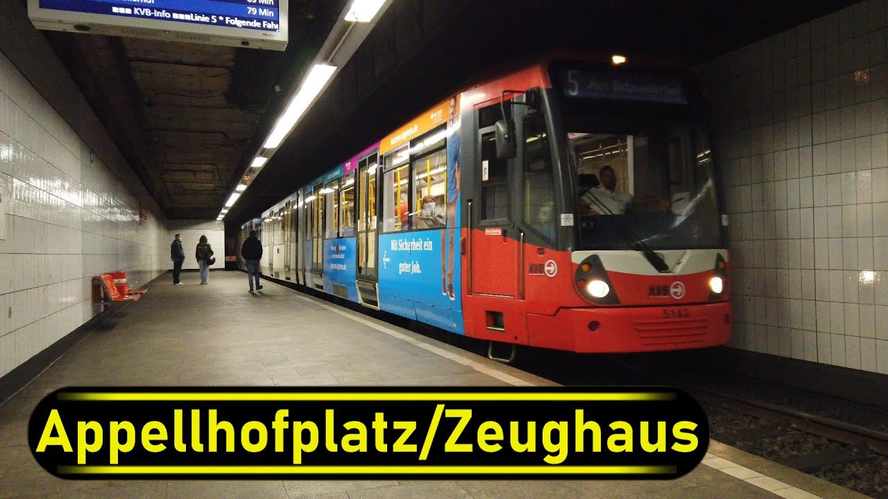 Stadtbahn Station Appellhofplatz/Zeughaus - Cologne 🇩🇪 - Walkthrough 🚶 ...