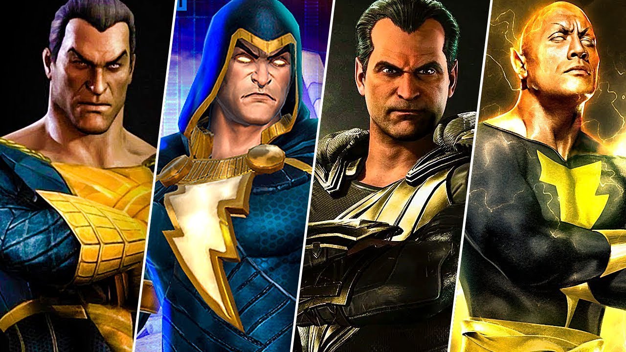 Evolution of Black Adam in Movies , Cartons , Lego #evolution # ...
