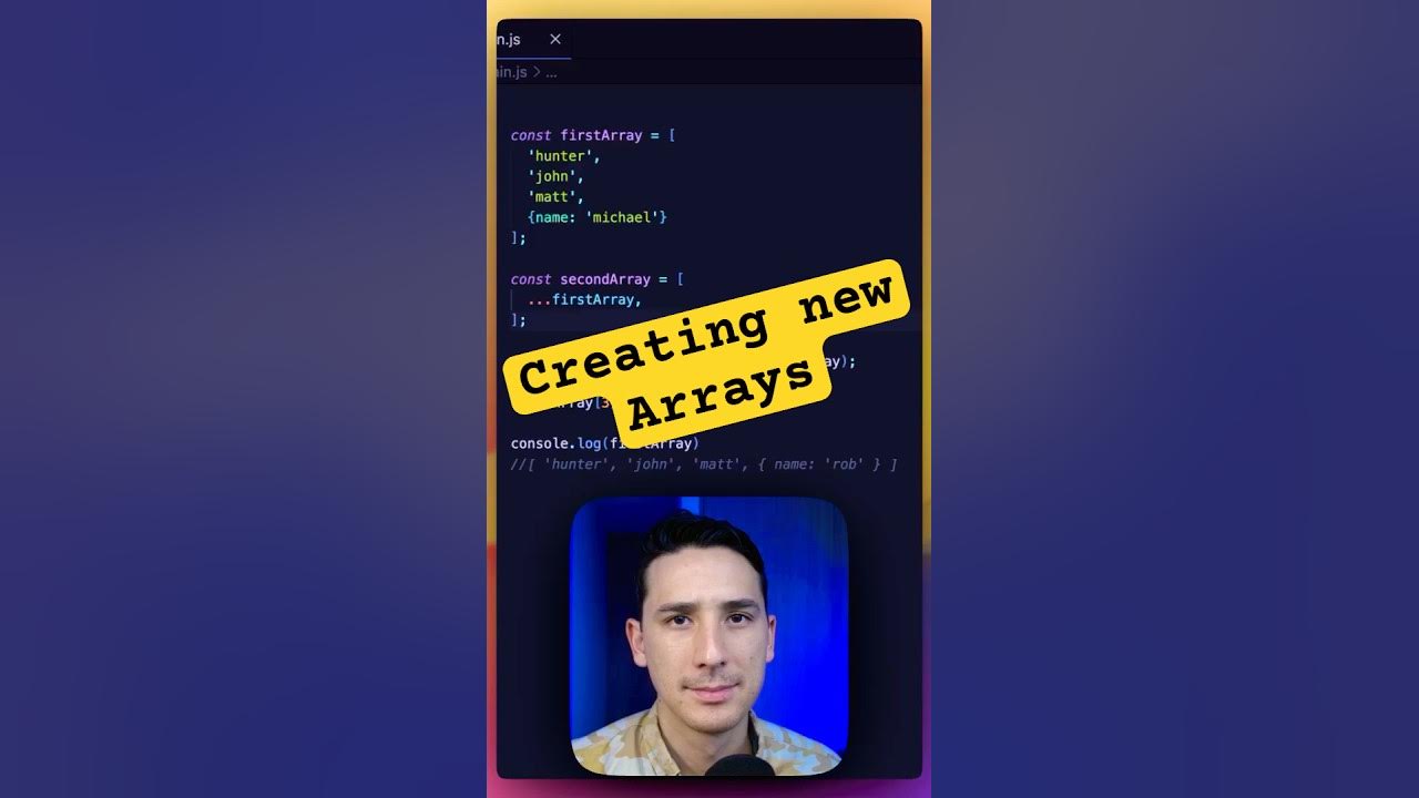 Quick Creating New Arrays In Javascript Javascript Javascripttutorial Coding Programming