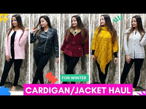 Amazon Cardigan/Leather Jacket/Coat Haul || Amazon Sale Haul ||For ...