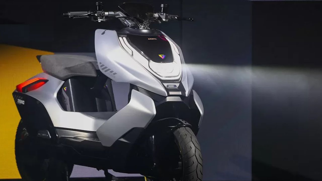 New 2021 CFMoto Zeeho Cyber electric scooter first | photos & details ...