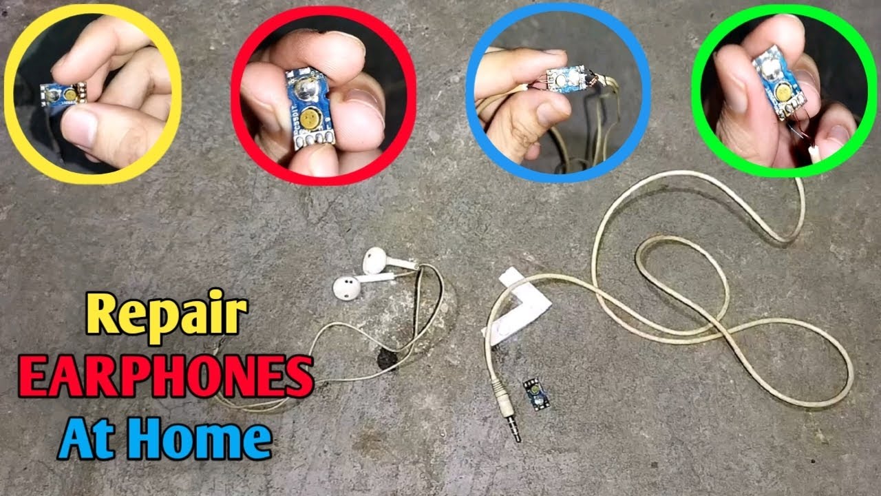 How To Repair EARPHONES At Home 🔥 | Repair Any Earphone Free At Home ...