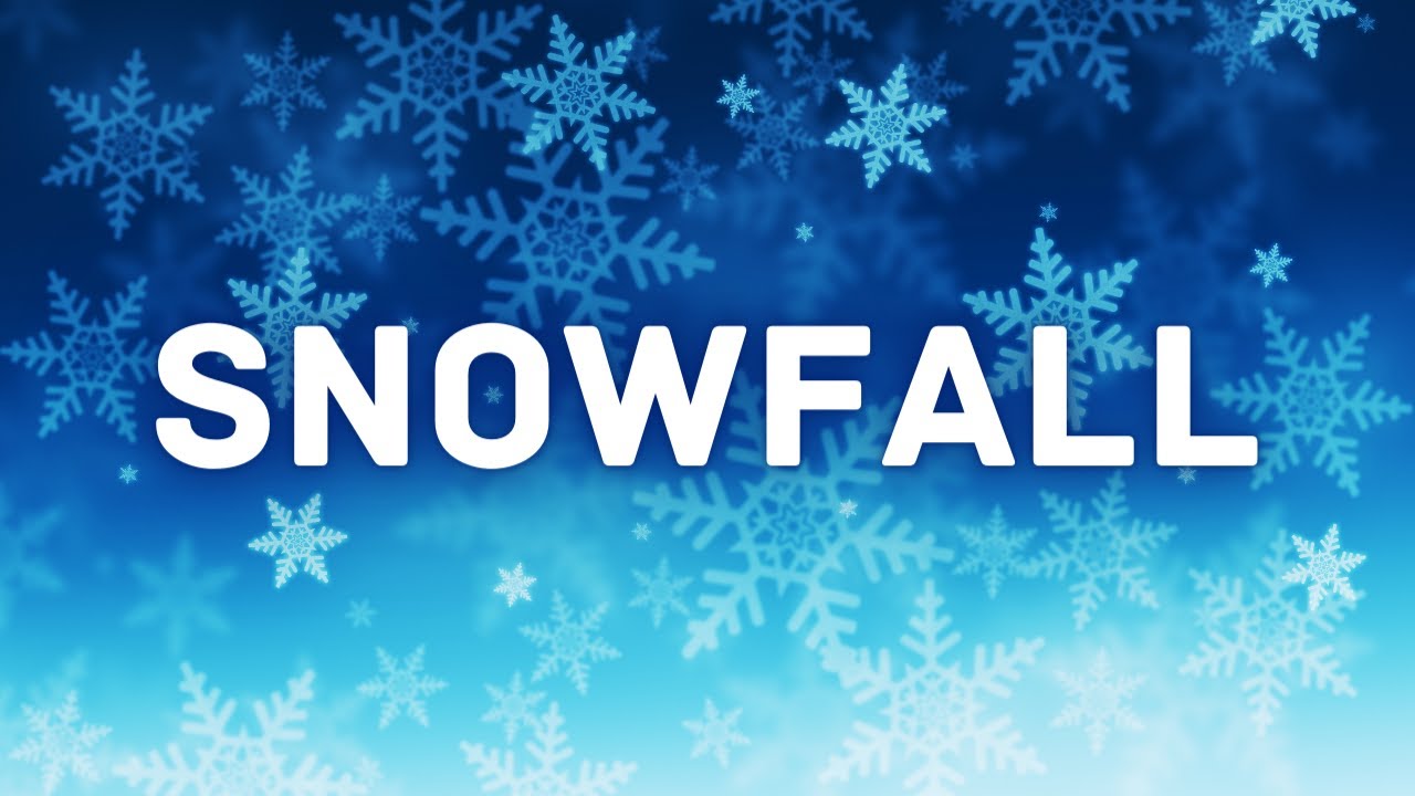 Snowfall ️🌨️ [Ambient Screensaver] - YouTube