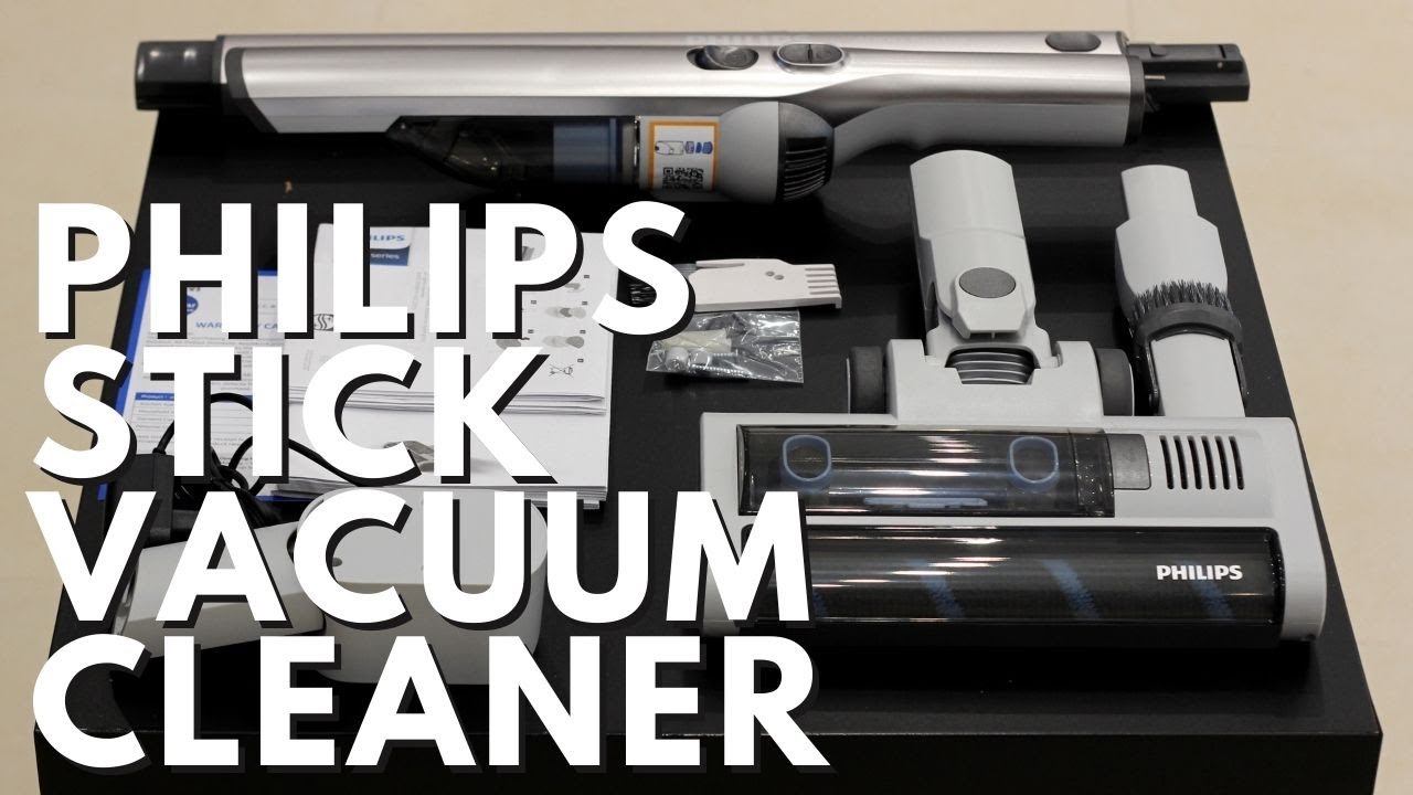 Philips Cordless Stick Vacuum Cleaner XC4201/01 Review - YouTube