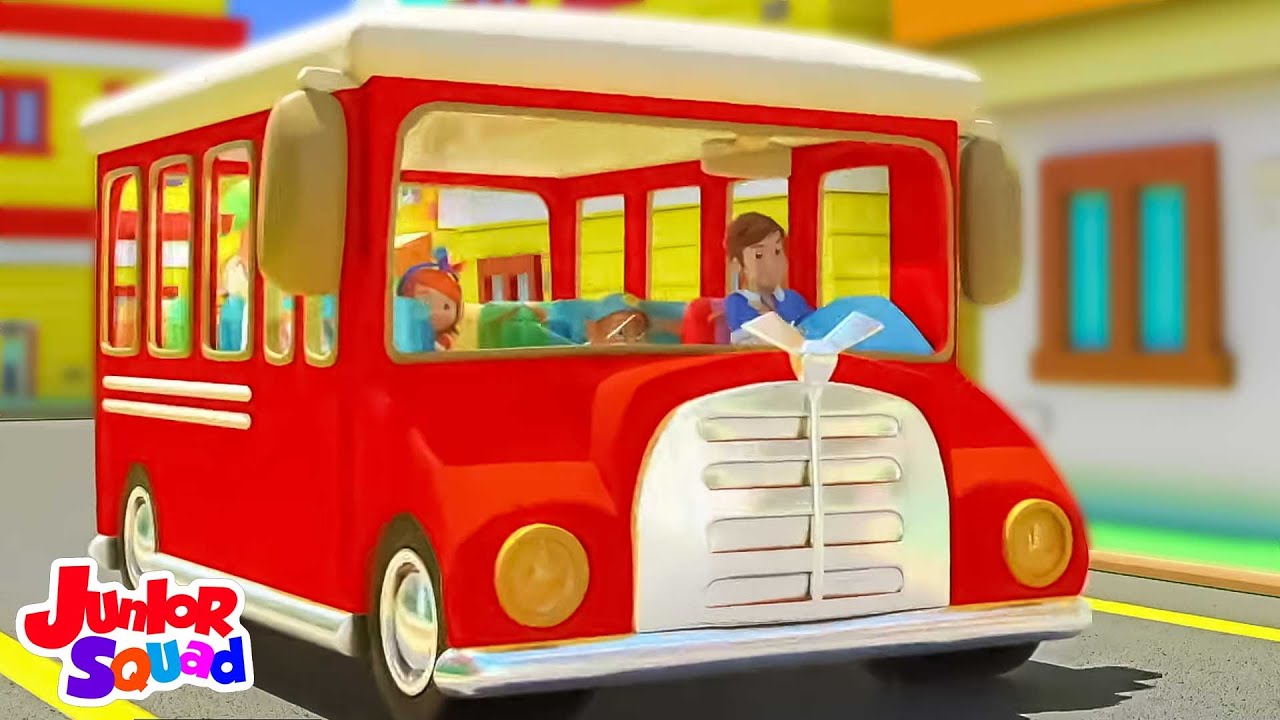 Junior Squad Roda Di Bus Sajak Kendaraan + Lainnya Lagu Kartun Untuk ...