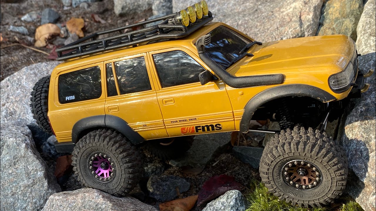 Experience big adventures with the FMS LC80 18th scale mini crawler! # ...