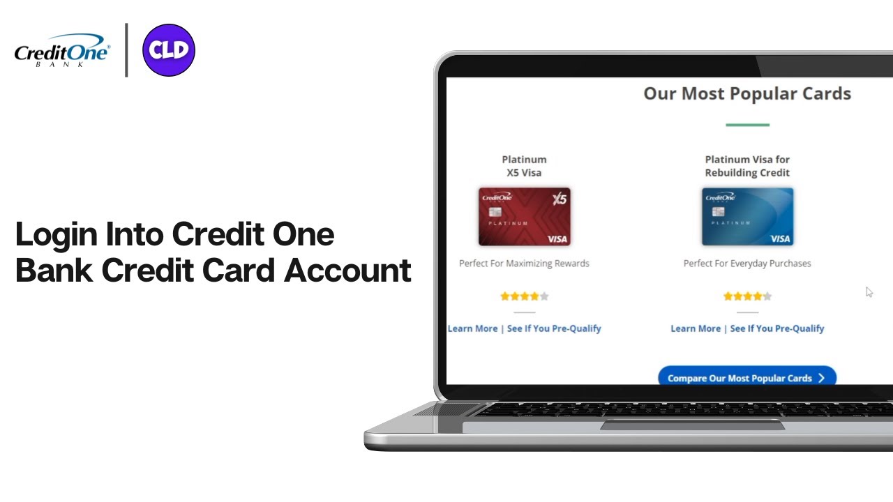 How To Login Into Credit One Bank Credit Card Online Account 2024 ...