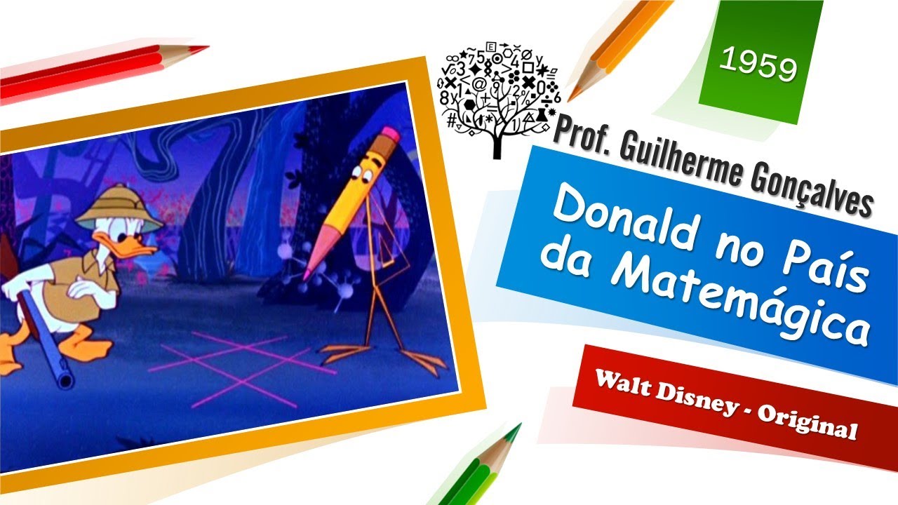 DONALD NO PAÍS DA MATEMÁGICA (Walt Disney - 1959) - YouTube