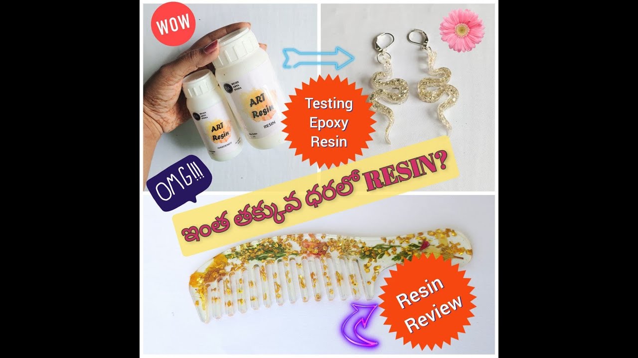 Resin Creation || DIY Resin Review in Telugu || Best Resin for Ear ...