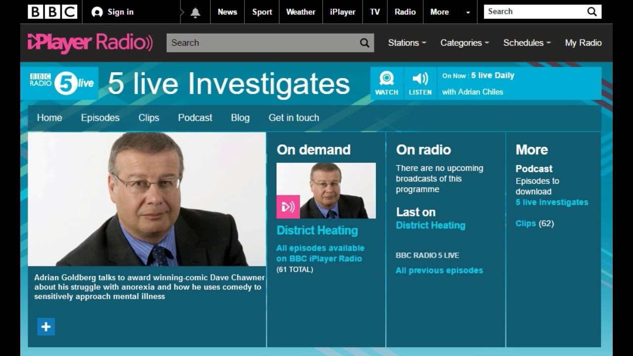 Dave Chawner - BBC Radio 5 Live - YouTube