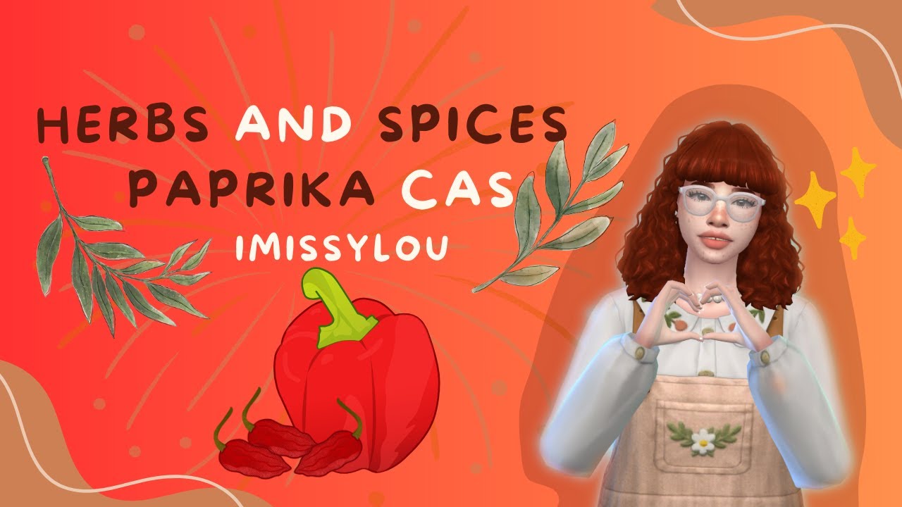 Herbs And Spices | Paprika CAS | The Sims 4 🎨 - YouTube