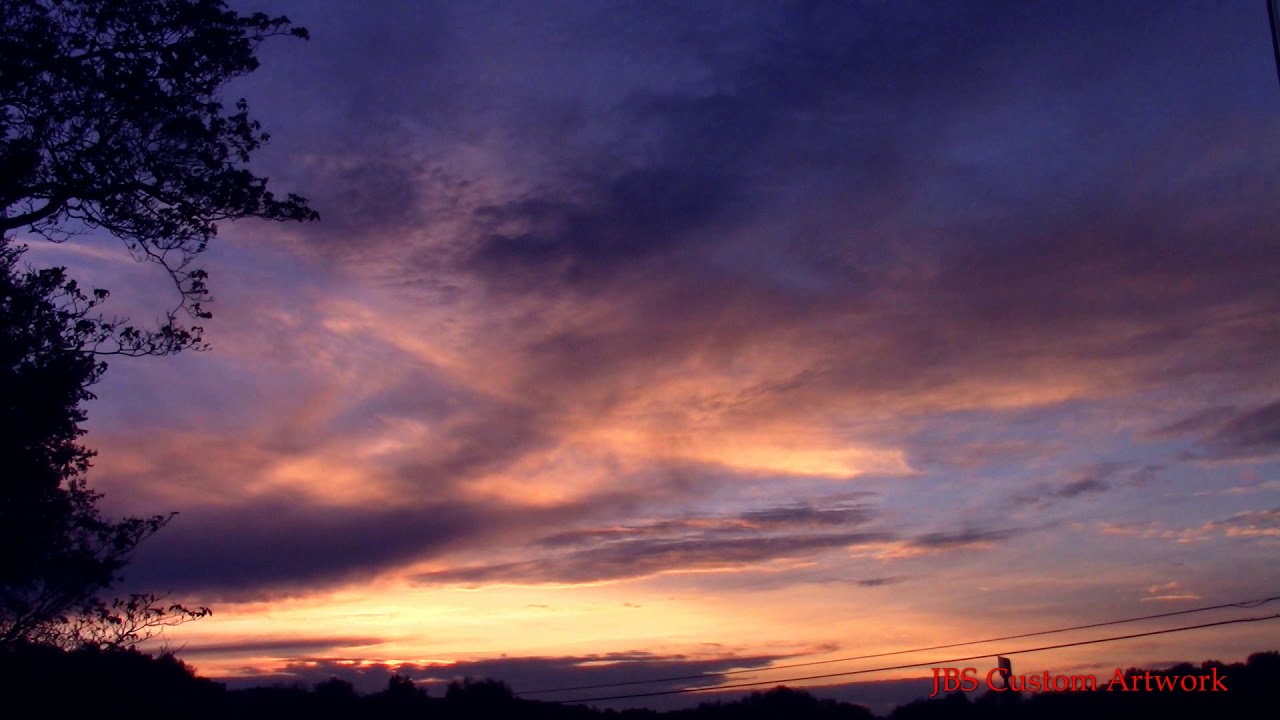Saturday Night Sunset Time Lapse 5 23 20 - YouTube
