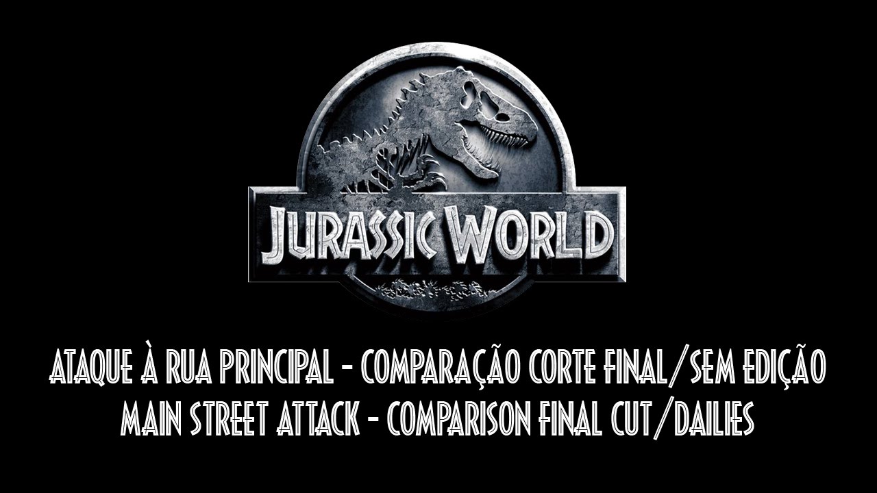 Jurassic World - Ataque à rua principal - Main Street Attack - YouTube