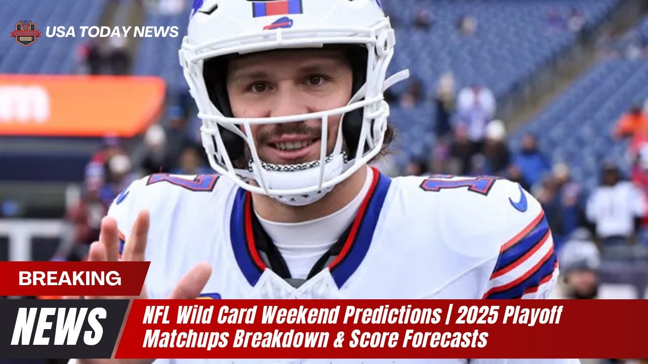 NFL Wild Card Weekend Predictions | 2025 Playoff Matchups Breakdown ...