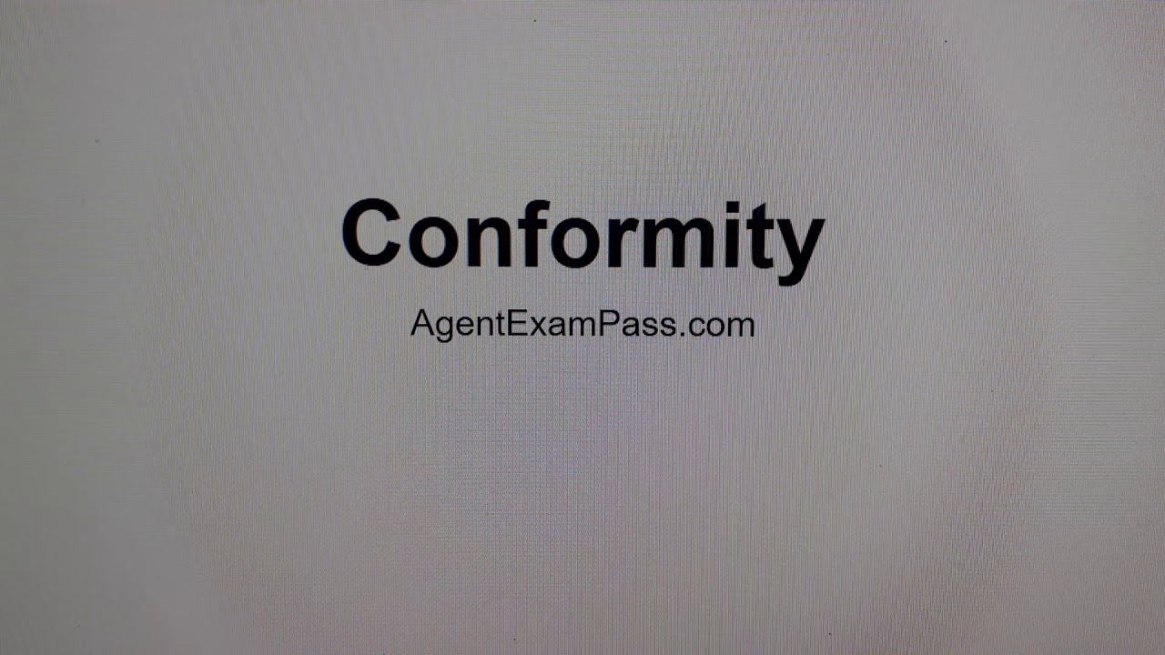 262 conformity Free Real Estate License Exam Words Questions ...