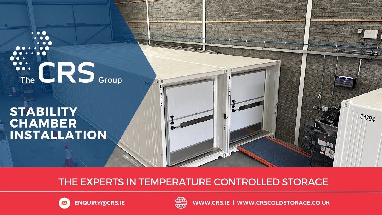 Stability Chamber Installation | CRS Mobile Cold Storage - YouTube
