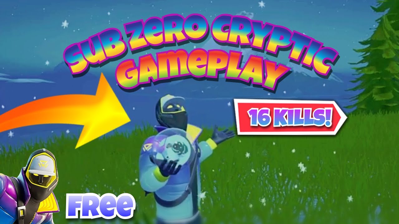 SubZero Cryptic Gameplay *Win*! #fortnite #fortnitechapter5 #gaming # ...