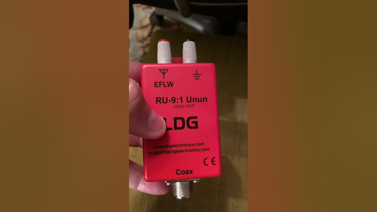 DIY: Amateur (ham) radio Antenna: Random Wire and LDG 9:1 Unun, Great for QRP. - YouTube