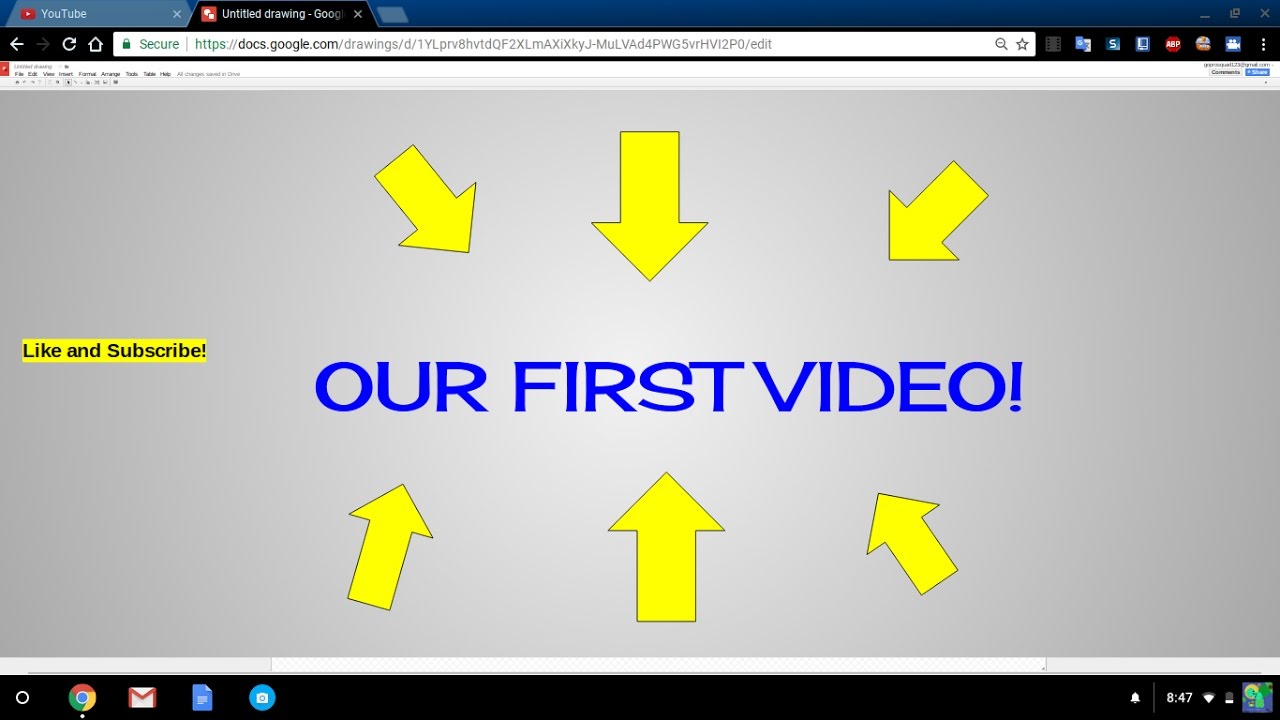 OUR FIRST VIDEO!!!!!!!! - YouTube